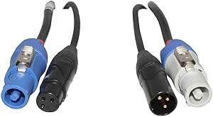 Amazon.com: ProX XC-PWC14-DMX05 5' 14 AWG PowerCon Blue-M to Gray-M ...