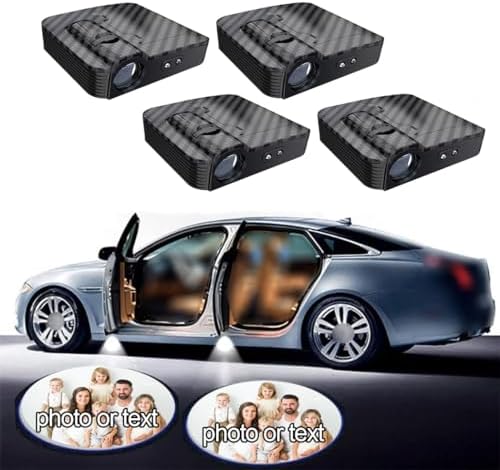 Amazon.com: Customized Car Door Projector Lights,Customized Logo Carbon ...