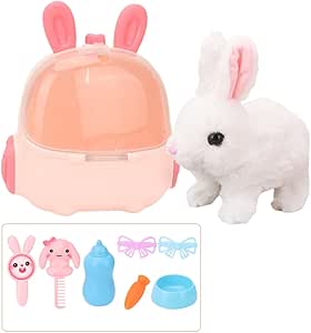 Amazon.com: LINMANSHUO Sbunny Toys Interactive Electronic Pet, Hopping ...