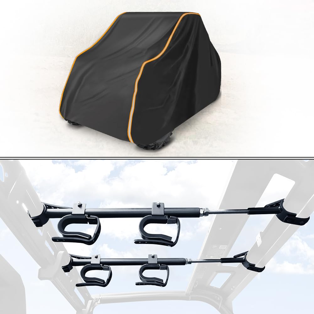 Amazon.com: StarknightMT UTV Cover UTV Overhead Gun Rack Compatible ...