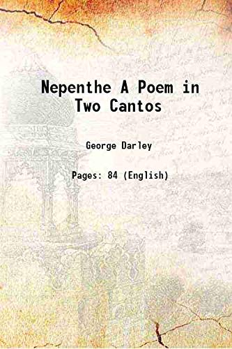 Amazon.in: Buy Nepenthe A Poem in Two Cantos 1897 Book Online at Low ...