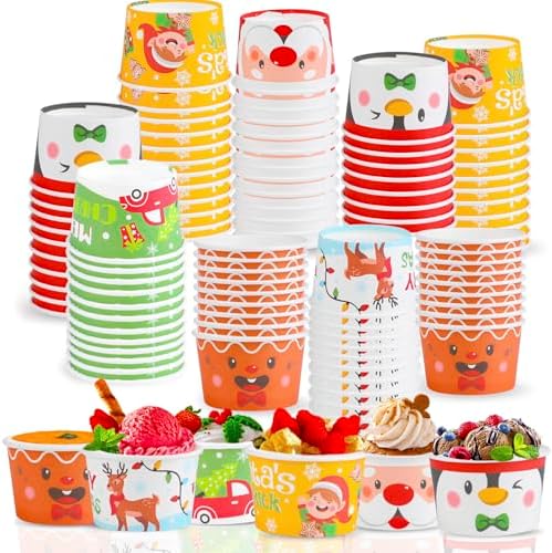 Amazon.com: 60 Count Christmas Character Treat Snack Cups 10 Oz. Xmas ...