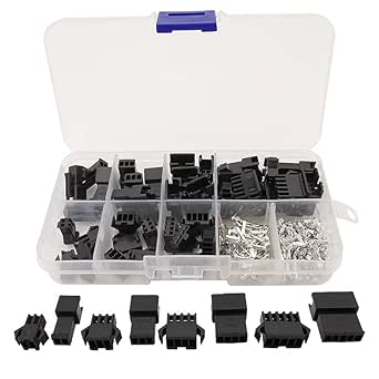 Amazon.com: 200Pcs Set 2/3/4/5Pin JST-2.54mm Dupont Terminal Wire Connector Cable Plug Kit ...