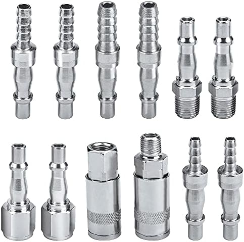 1/4" BSP Air Line Hose Compressor Fitting Couplings Connector Male ...