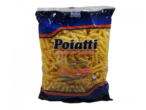 Amazon.com : POIATTI PASTA 1 LB FUSILLI #52 TRUE TASTE OF ITALY SICILY ...