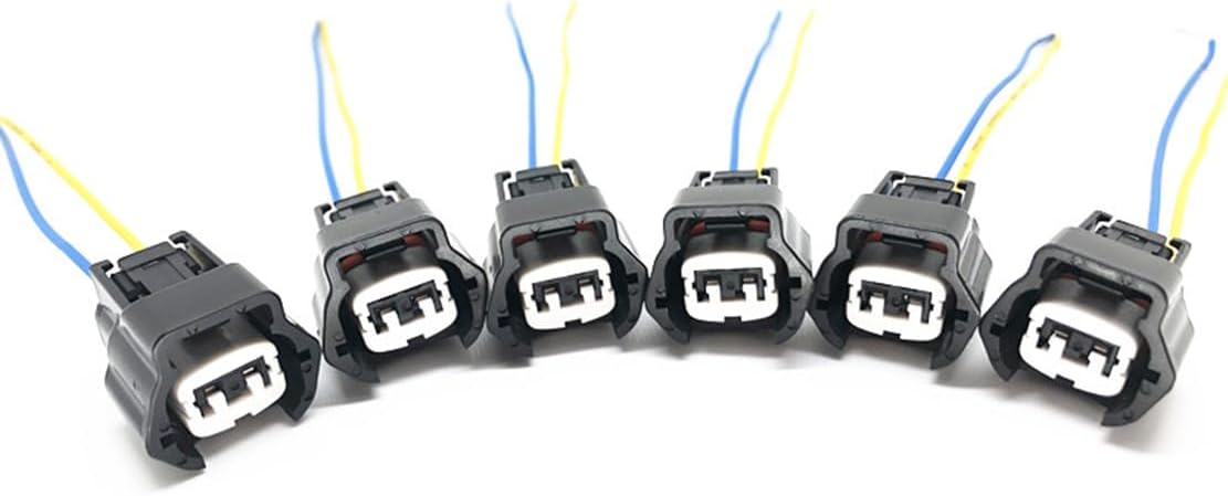 Amazon.com: 6Pcs Fuel Injectors Harness Connector Plug Replacement for ...