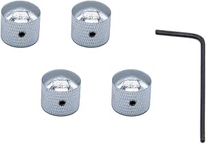 Amazon.com: Tutuxio 4pcs Guitar Volume Tone Knob, Dome Tone Guitar ...