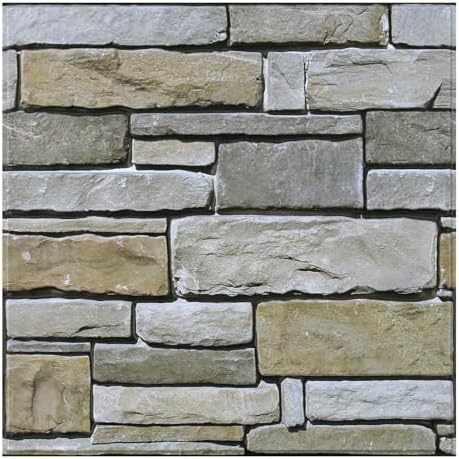 Amazon.com: SMOOSTIKC 3D Peel and Stick Faux Stone Wall Panels 11.8" x ...