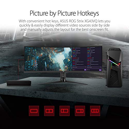 ASUS ROG Strix XG43VQ 43? Super Ultra-Wide Curved HDR Gaming Monitor ...