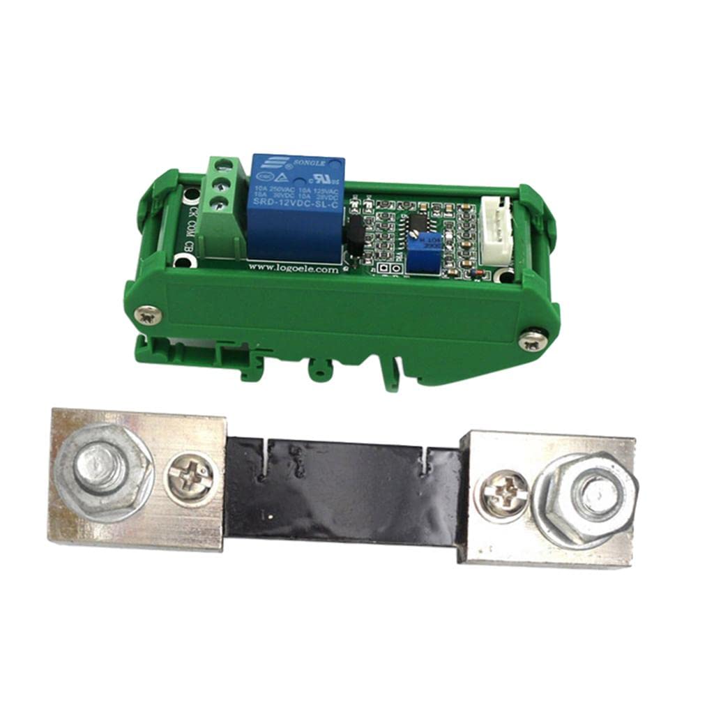 Maxbell Dc100a Current Detection Sensor Module Relay Output With Base 100a 12v