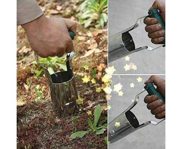 Iron Garden Plants Seedling Transplant Tools Handheld Transplanter ...