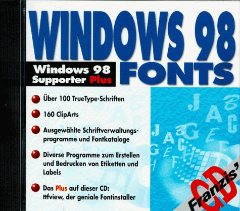 Amazon.co.jp: Windows 98 Fonts. CD- ROM fuer Windows 98 : Golla ...