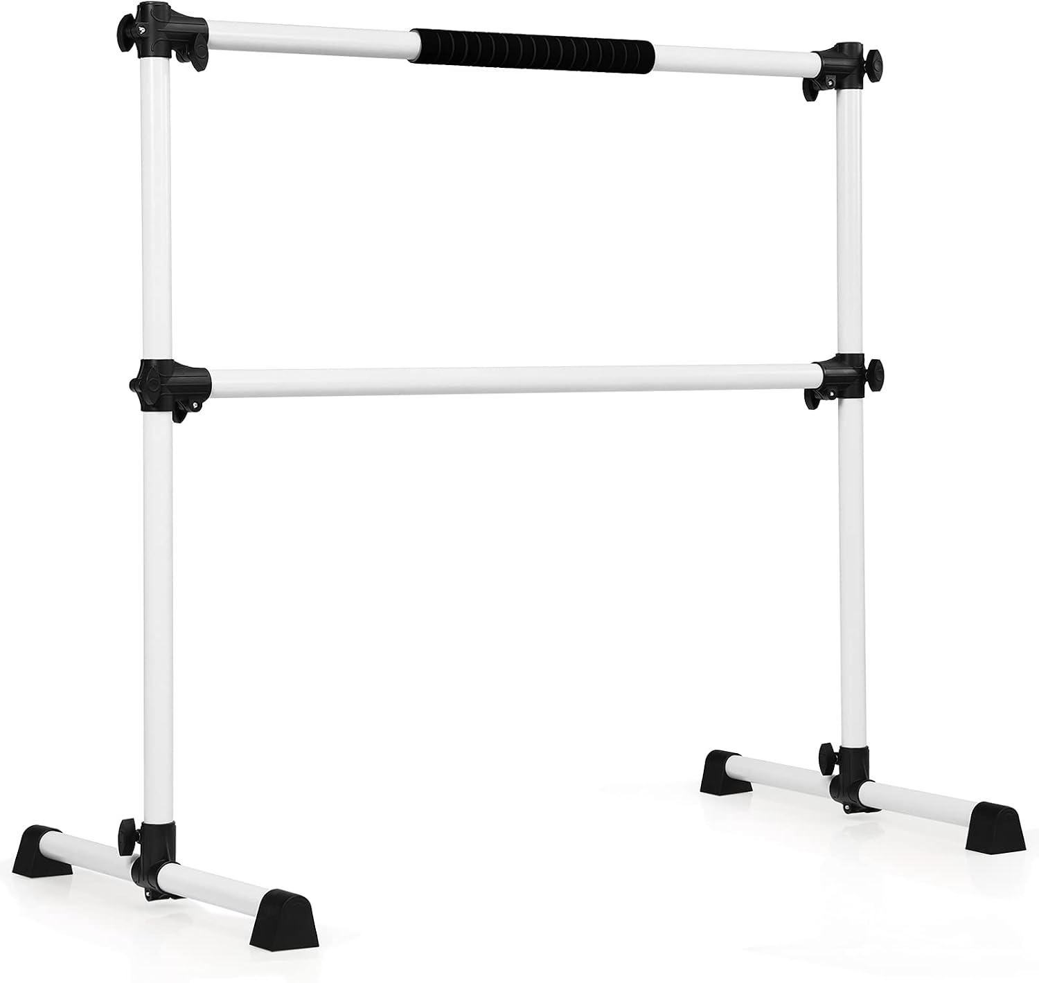 GOFLAME Ballet Barre Portable Double, 4FT Freestanding Ballet Barre ...