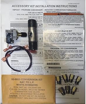 Hamilton Home Products LP Conversion Kit for use with Single-Stage Gas ...