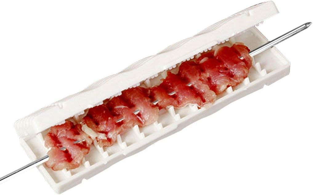 Amazon.com: BBQ Artifact Versatile String Kebab wear Meat is skewered ...