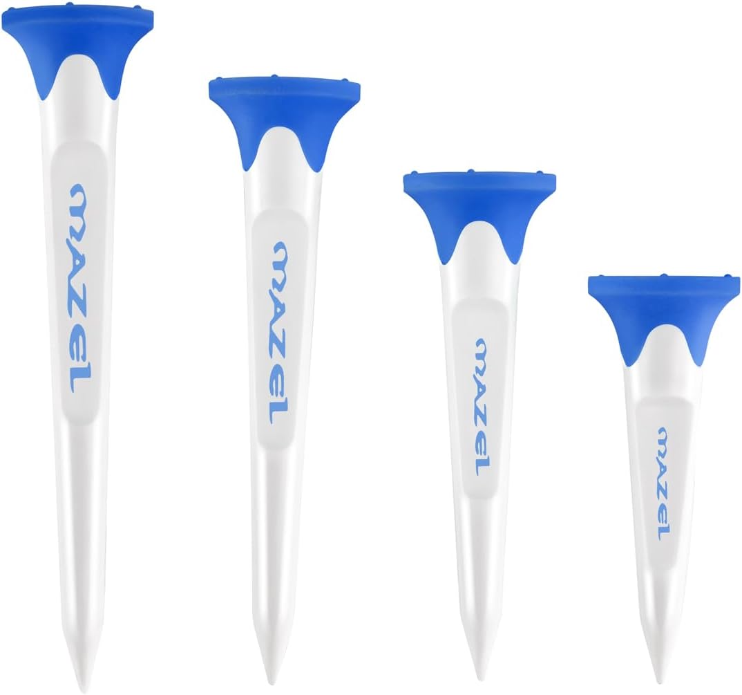 MAZEL High Performance Plastic Golf Tees 8 Pack｜Excellent Durability ...