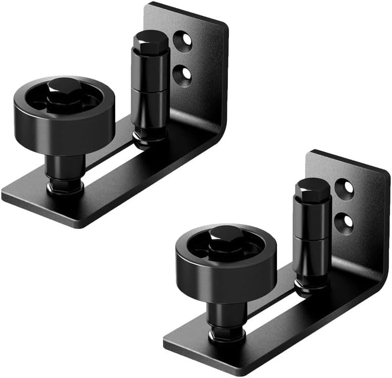 Amazon.com: Yahpetes Adjustable Sliding Door Floor Guide 2 Pcs Barn ...