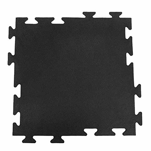 Amazon.com: 1/4" Rubber Puzzle Floor Interlocking Tiles (6 Pack ...