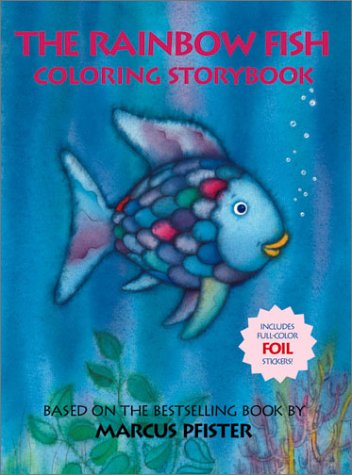 The Rainbow Fish Coloring Storybook with Sticker(s): Amazon.co.uk ...