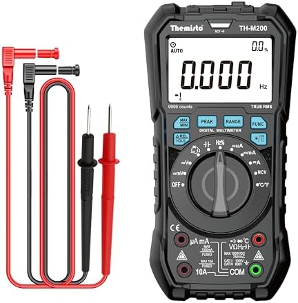 Themisto TH-M200 AC/DC Current, True RMS Digital Multimeter | 9999 ...