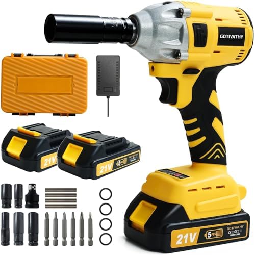 Amazon.co.jp: Impact Wrench, Impact Driver, Electric Impact Screwdriver ...