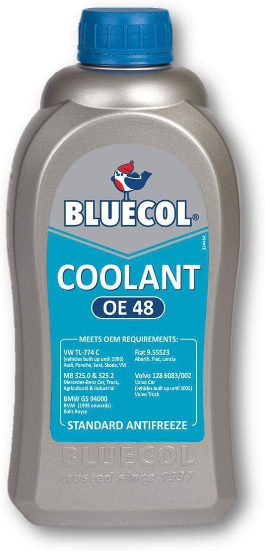 Bluecol 2 x U Universal Anti Freeze & Coolant Top Up 1 Litre - All ...