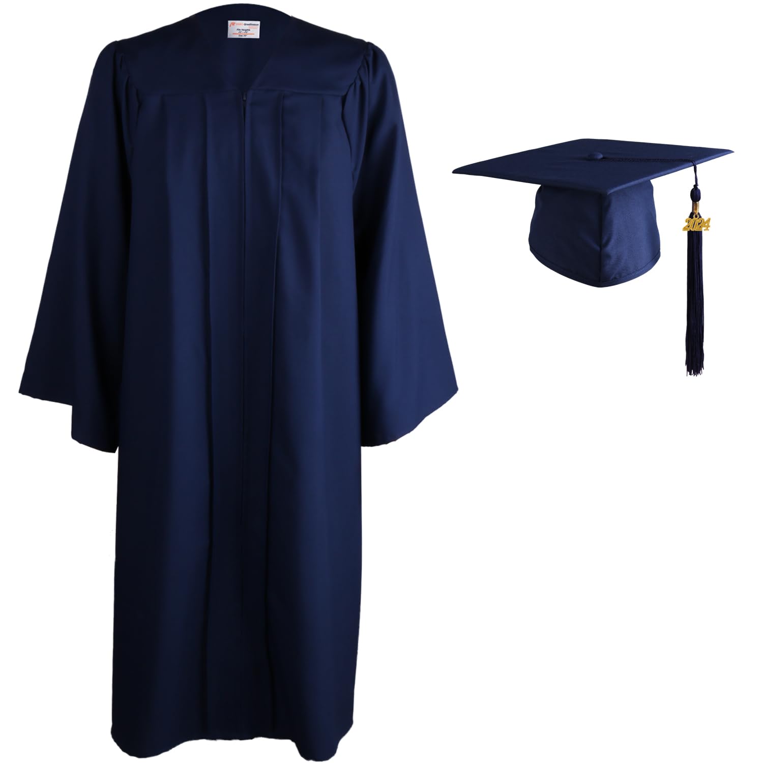 Snapklik.com : OSBO GradSeason Matte Graduation Gown Cap Tassel Set ...