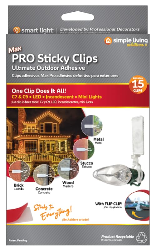 Amazon.com: Simple Living Solutions Max Pro Anywhere Sticky Clip ...