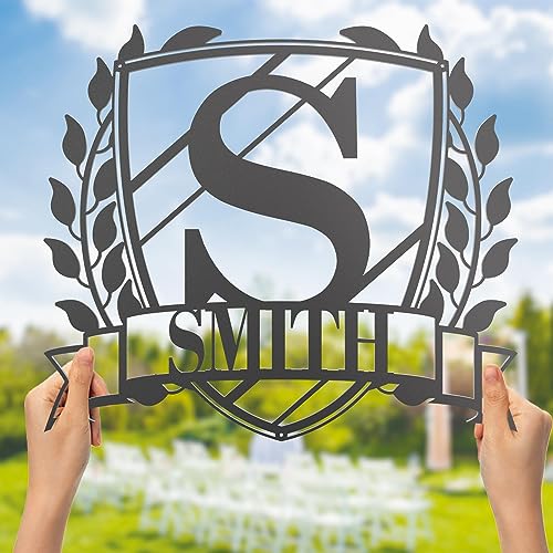 Amazon.com: Metal Custom Name Sign Personalized - Customized Last Name ...