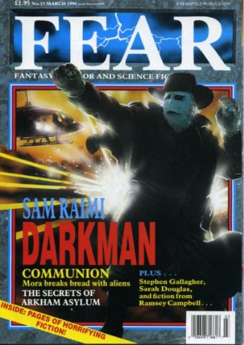 Fear Magazine Monthly #15 March 1990 Ramsey Campbell Story, Sam Raimi's ...