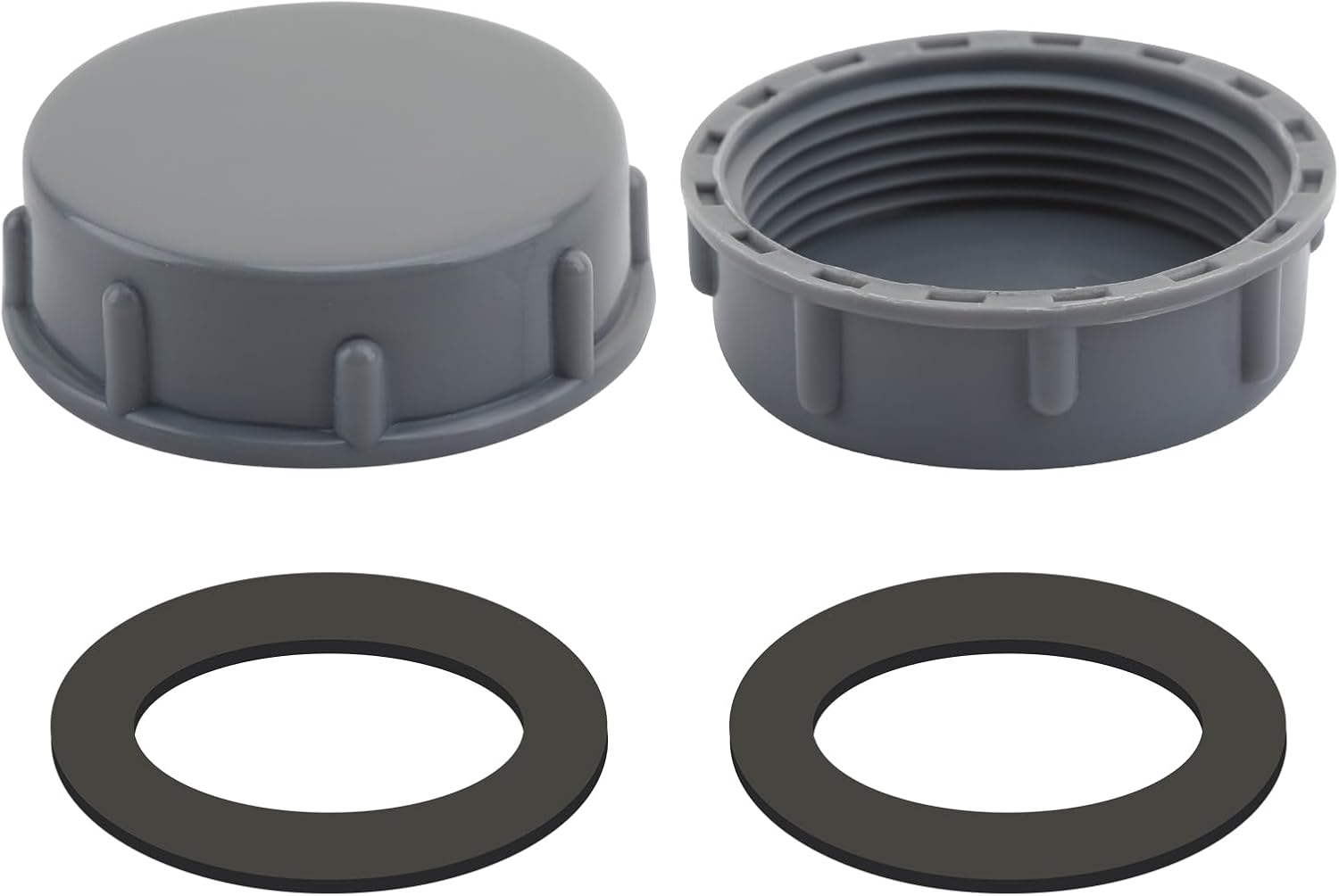 Mantoto 2 Pcs Kitchen Sink Waste Pipe Blanking Cap 45mm Drainage Cap ...