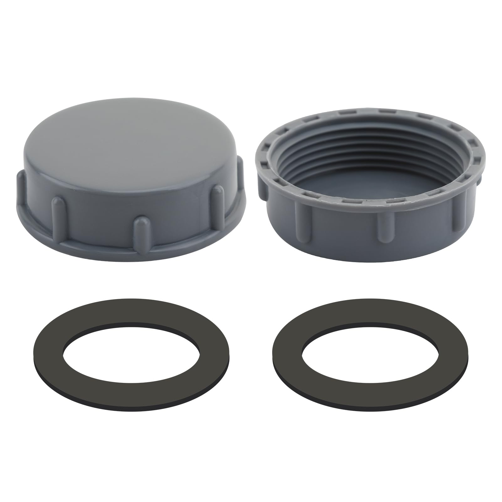 Mantoto 2 Pcs Kitchen Sink Waste Pipe Blanking Cap 45mm Drainage Cap ...