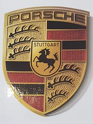 Original Porsche Emblem Crest Logo Sticker Adhesive Sign 6.5 x 5 cm ...
