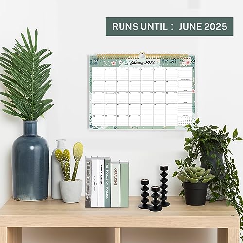 Buy Wall Calendar 2024-2025, 18 Months Calendar Runs from Jan.2024 to ...
