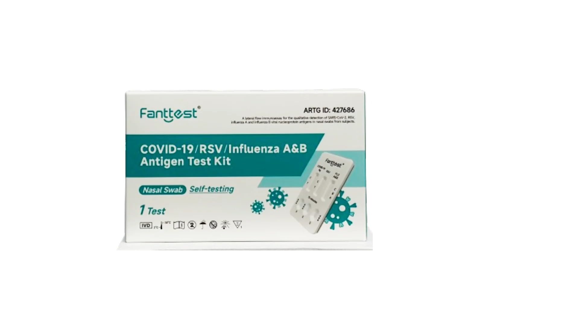 Fanttest PLUS 4-in-1 Combo RAT Test, RSV, Influenza Flu A/B and COVID ...
