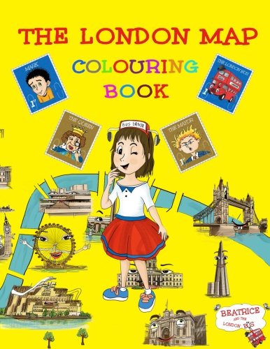 London Map Colouring Book - Beatrice and the London Bus : Lombardo ...