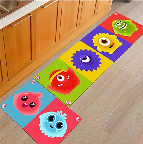 Buy Smart Home Washable Ultra Thin Kitchen Floor Mats Runner, Anti Skid ...