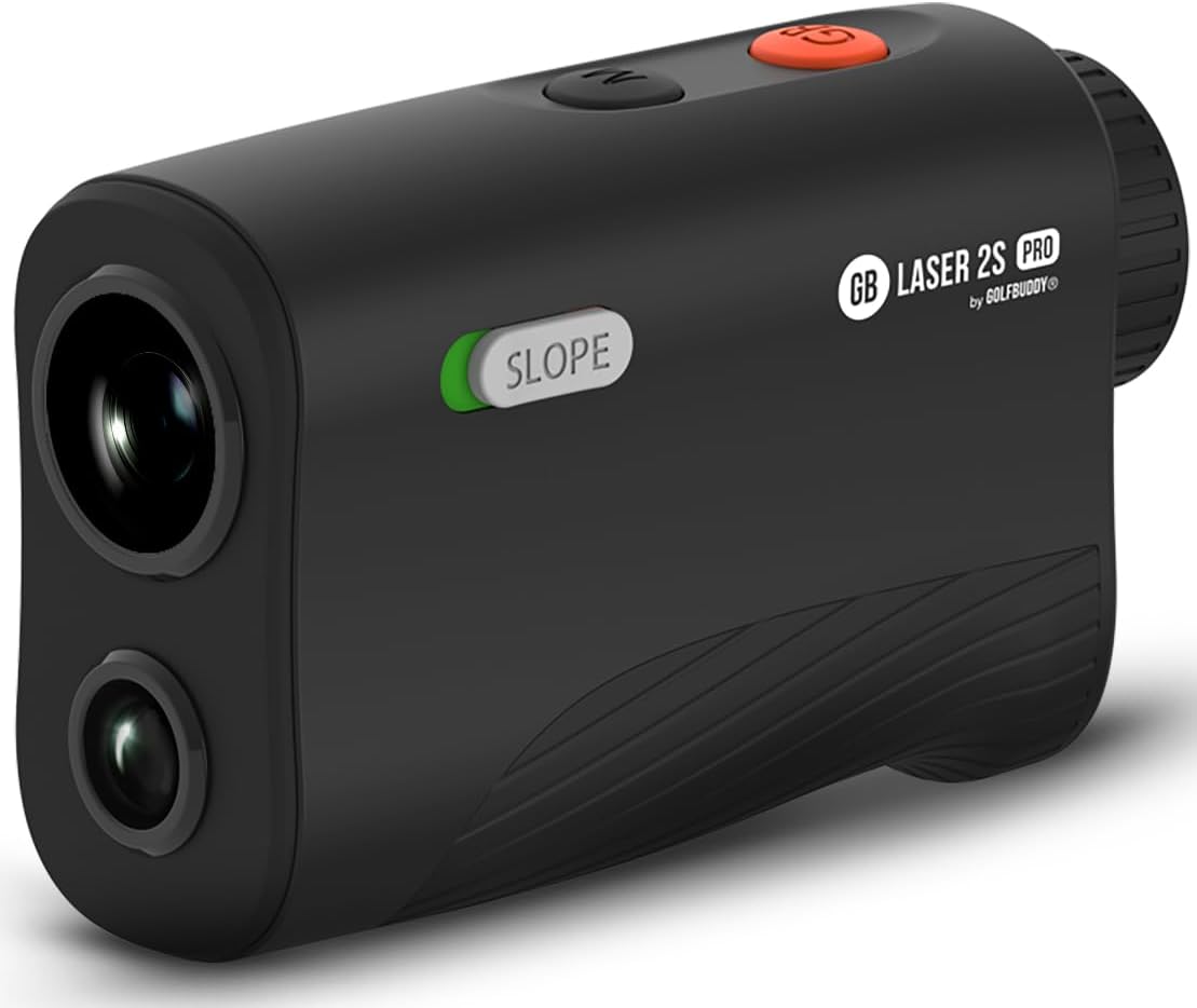 GolfBuddy GB Laser 2S Pro Golf Range Finder con Pendiente, Rango de 2 a 1093 Yardas, vibración ...