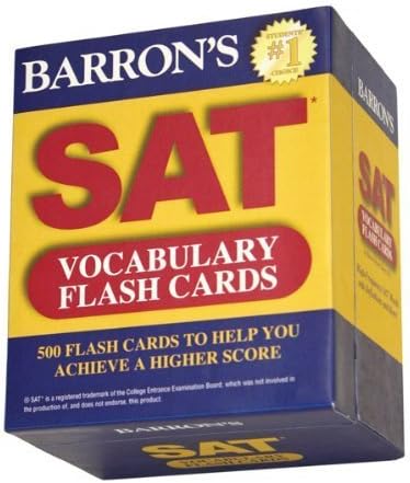 Amazon.com: M.A., Sharon Weiner Green's Barron's SAT Vocabulary Flash ...