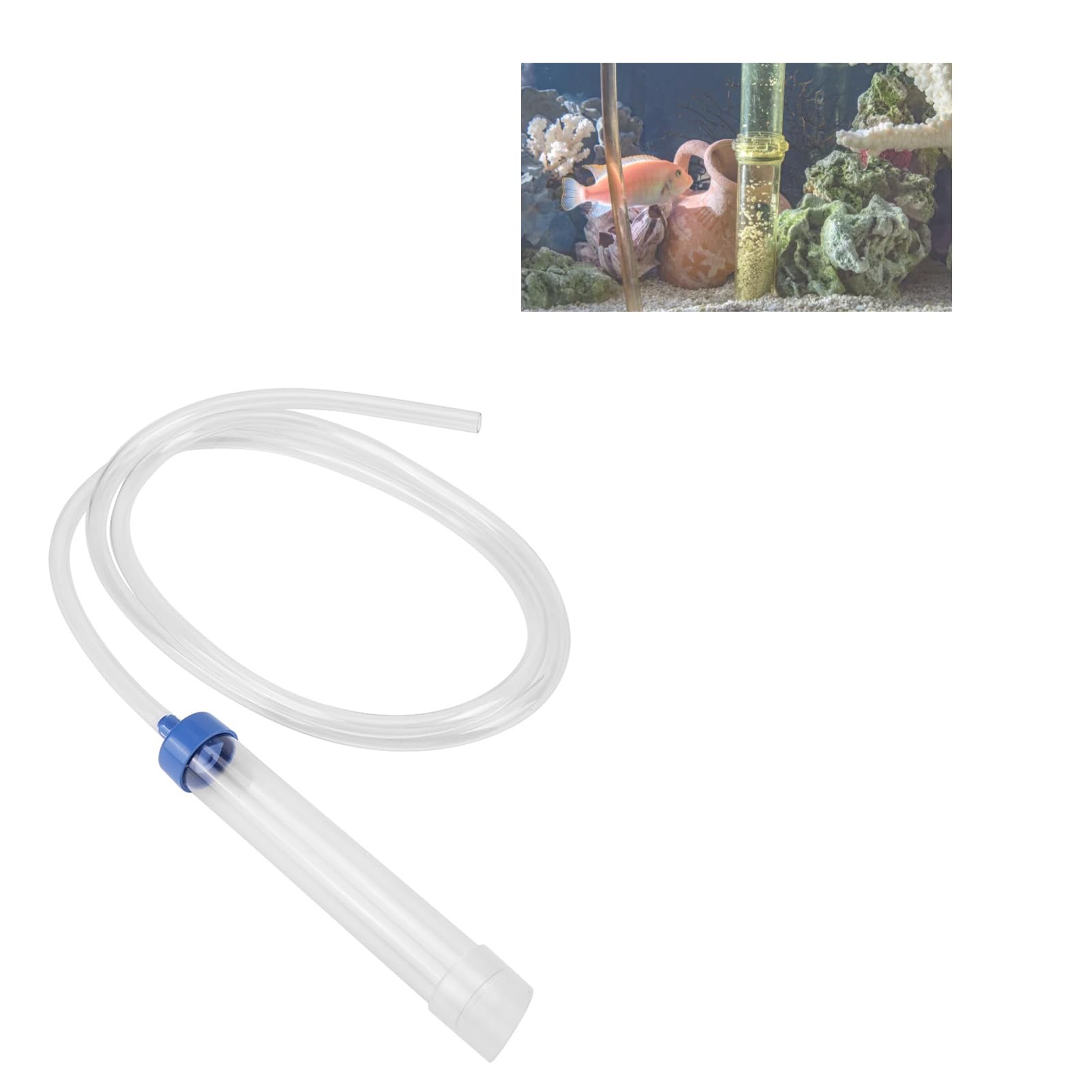 Amazon.com: KUIDAMOS Aquarium Manual Water Changer Gravel Cleaner ...