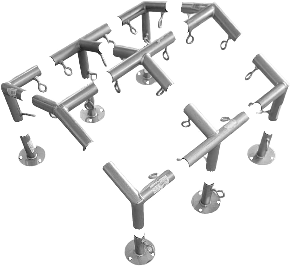 Amazon.com: 6-Leg Carport Canopy EMT Pipe Fittings Medium/Standard Peak ...