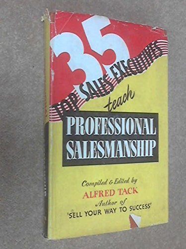 Professional Salesmanship: Alfred Tack: Amazon.com: Books
