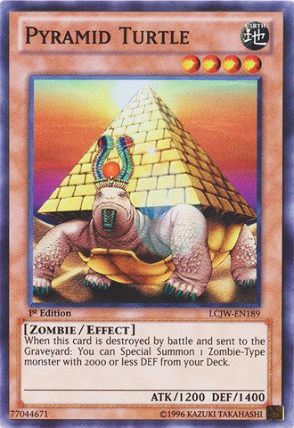 Amazon.com: YU-GI-OH! - Pyramid Turtle (LCJW-EN189) - Legendary ...