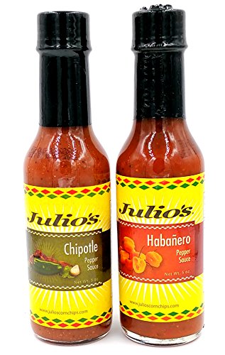 Amazon.com : Julio's Mexican Hot Sauce Two Pack Deal - Habanero and ...