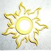 Amazon.com: INSPIRED BY TANGLED SUN SYMBOL FROM RAPUNZEL COOKIE CUTTER ...