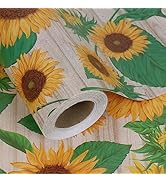 Amazon.com: Aimyoo Floral Kraft Wrapping Paper Roll, All Occasion ...