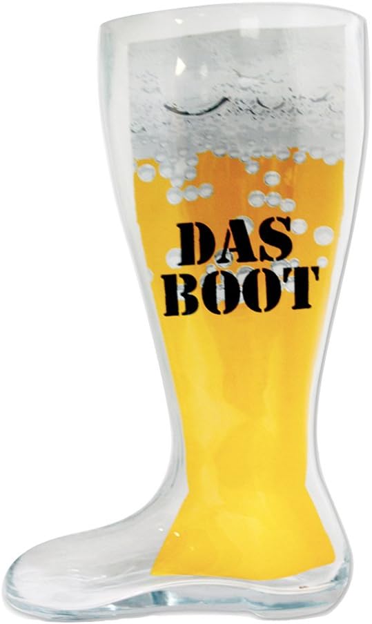 Amazon.com | Mancave 'Das Boot' Glass Beer Boot, 2-Liter: Beer Mugs ...