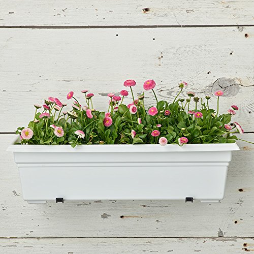 Novelty 16242 Countryside Planter, 24-Inch, White – American-Gardening.com
