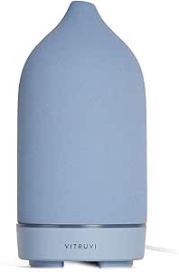 Amazon.com: Vitruvi Stone Diffuser, Ceramic Ultrasonic Essential Oil Diffuser for Aromatherapy ...