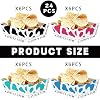 Amazon.com: Caoekego 4 Designs Cow Print Disposable Paper Food Trays ...